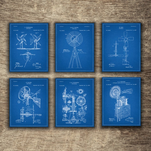 Windmill Blueprint - Etsy