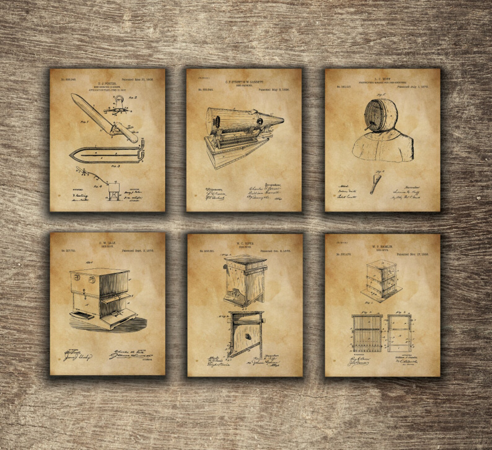 Vintage Bee Decor Vintage Beehive Farmhouse Wall Decor - Etsy