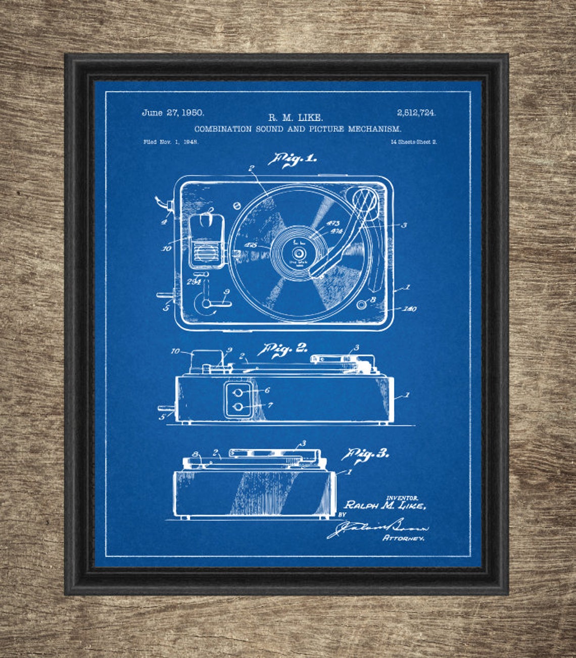 Sound Recording Blueprint Set of 4 Prints Musician Blueprint - Etsy Ireland