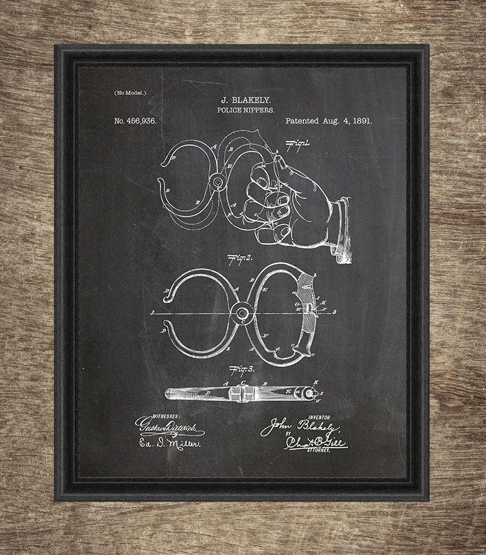 Police Wall Decor Police Equipment Art Police Baton Police | Etsy