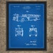 Firefighter Blueprint Patents Fireman Set of 6 Blueprints Fireman Wall ...