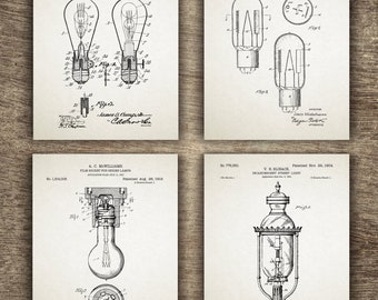 Light Bulb Poster | Etsy