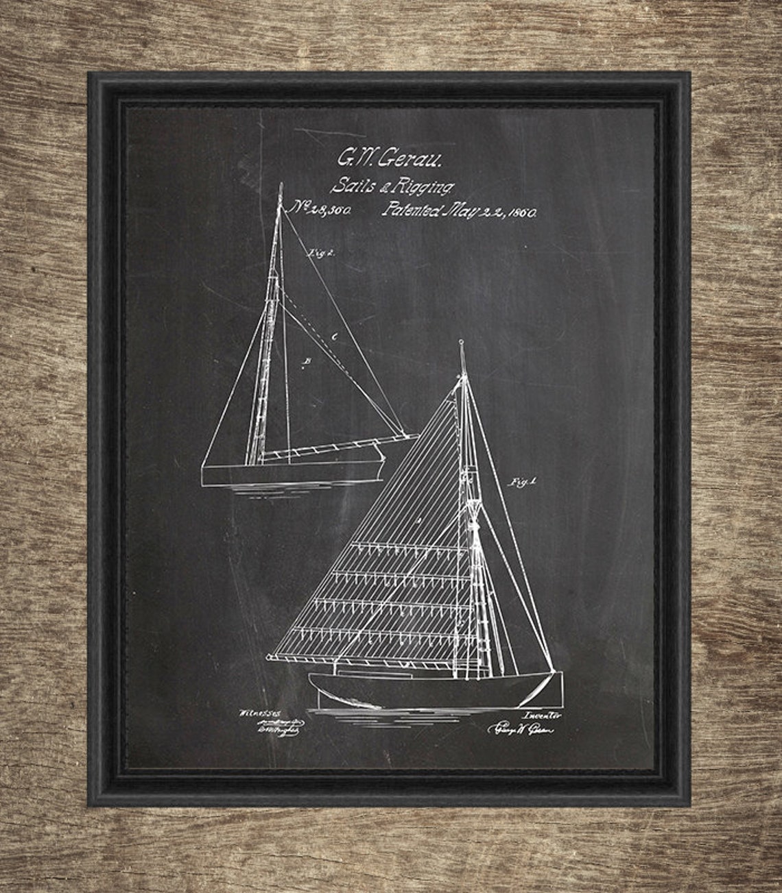 Nautical Art to Download Ship Set of 6 Posters Sailing Wall | Etsy