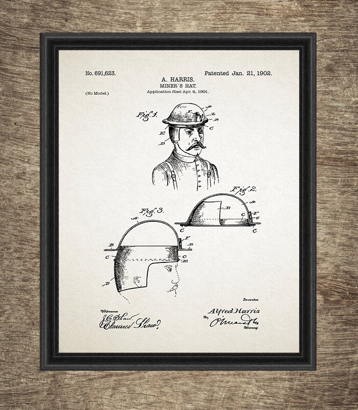 Mining Set of 6 Prints Mining Wall Decor Mining Pick Mining - Etsy