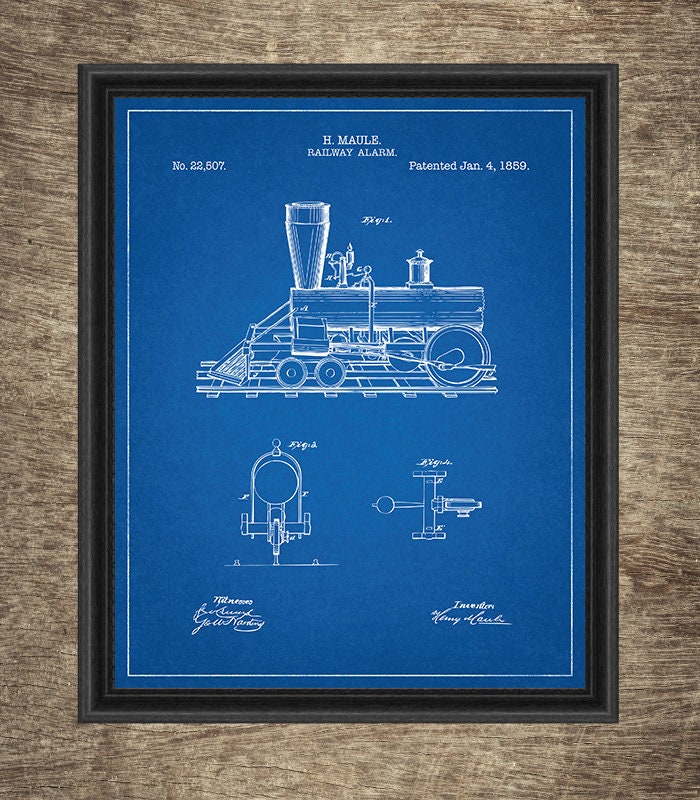 Train Blueprint Locomotive Blueprint Raiway Blueprint Train | Etsy