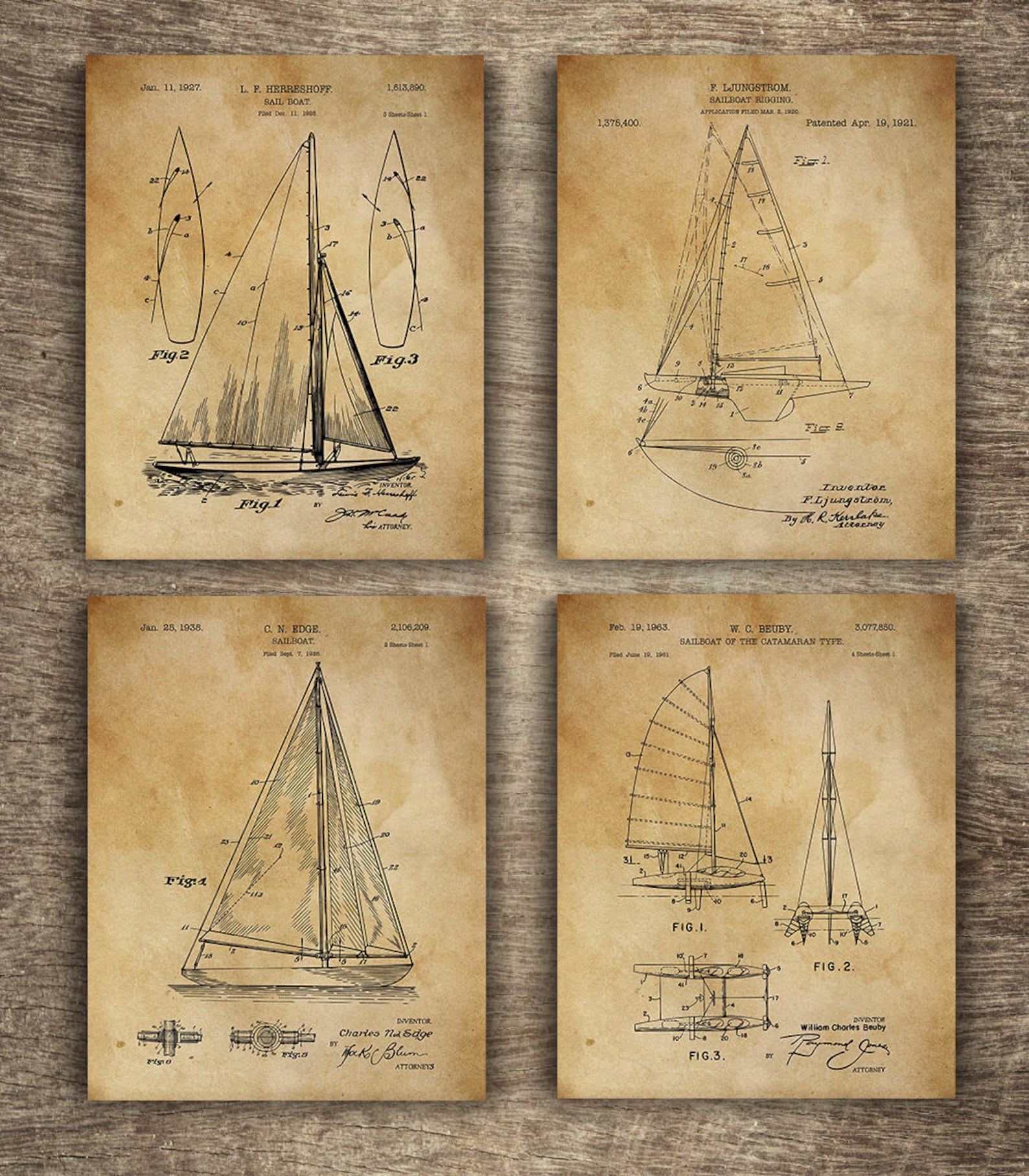 Vintage Nautical Decor Nautical Printable Sailing Printable - Etsy