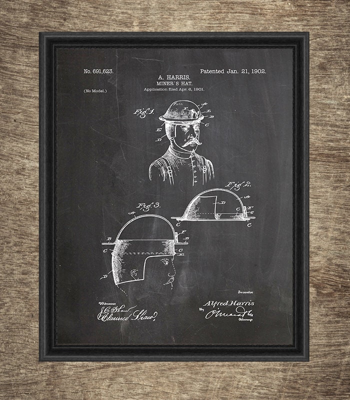 Mining Set of 6 Prints Mining Wall Decor Mining Pick Mining - Etsy
