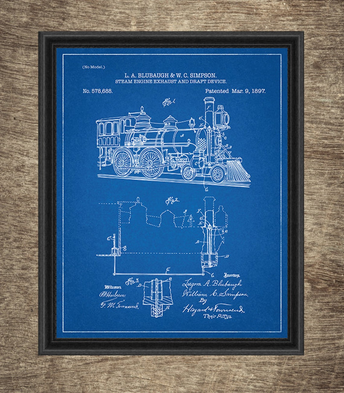 Train Blueprint Locomotive Blueprint Raiway Blueprint Train | Etsy