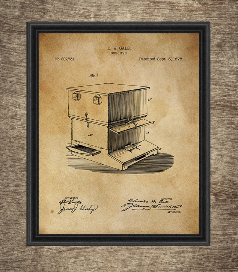 Vintage Bee Decor Vintage Beehive Farmhouse Wall Decor - Etsy