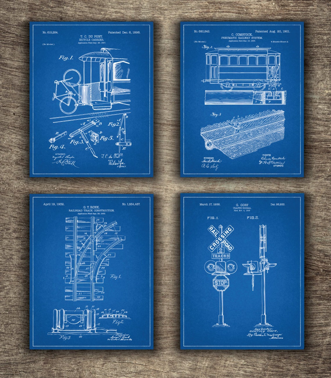 Tram Blueprint Tram Wall Decor Tram Patent Tram Poster - Etsy