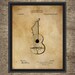 Vintage Guitar Posters, Guitar Wall Decor, Guitar Printable, Guitar ...