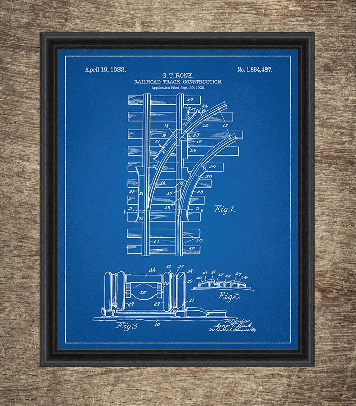Tram Blueprint Tram Wall Decor Tram Patent Tram Poster - Etsy
