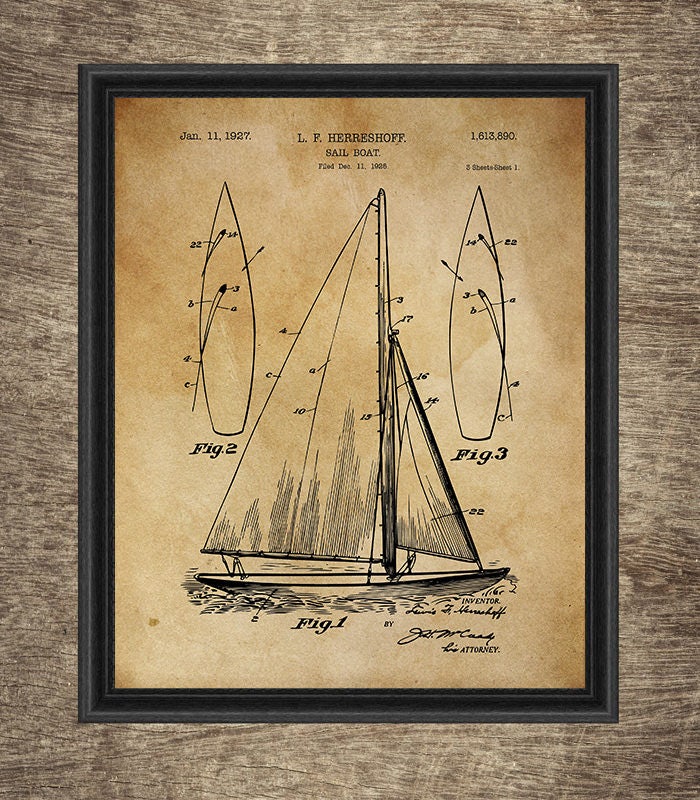 Vintage Nautical Decor Nautical Printable Sailing Printable - Etsy