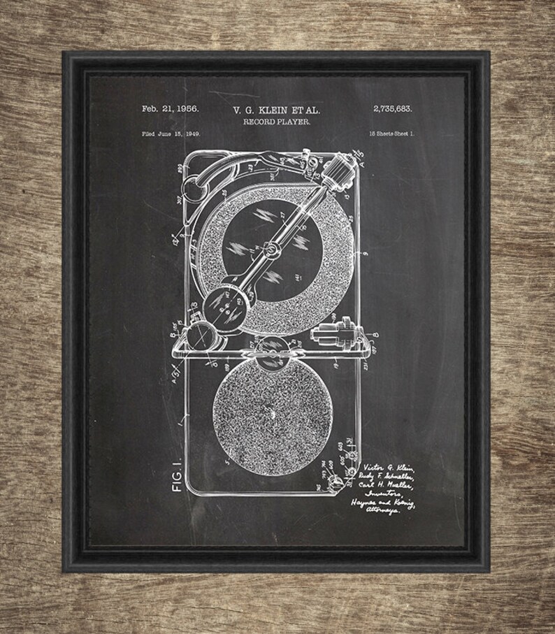 DJ Turntable Set of 6 Posters Record Player Poster Turntable - Etsy