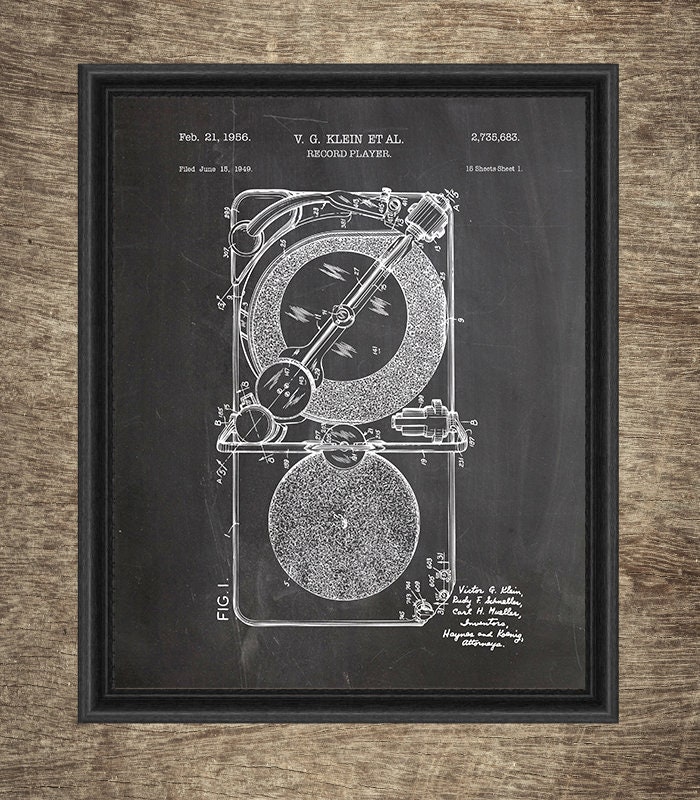 DJ Turntable Set of 6 Posters Record Player Poster Turntable - Etsy