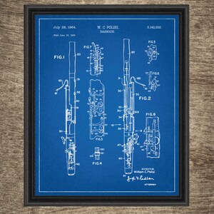Bassoon Musical Instrument | Musical Wall Decor | Music Instrument ...