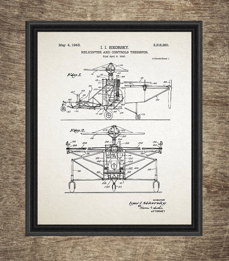 Helicopter Set of 6 Prints Helicopter Print Helicopter Art - Etsy