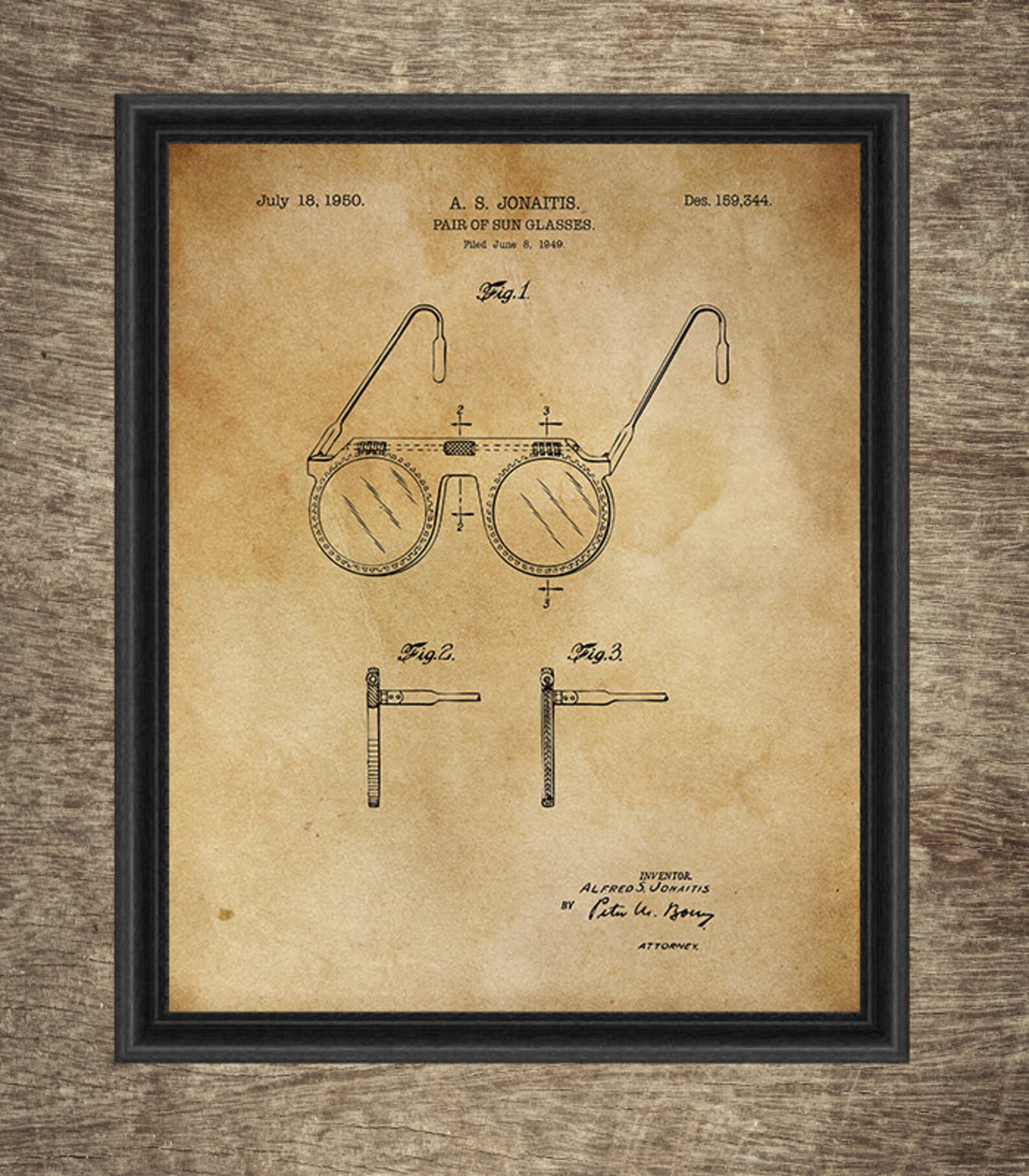 Vintage Spectacle Poster Vintage Glasses Art Vintage Nursery | Etsy