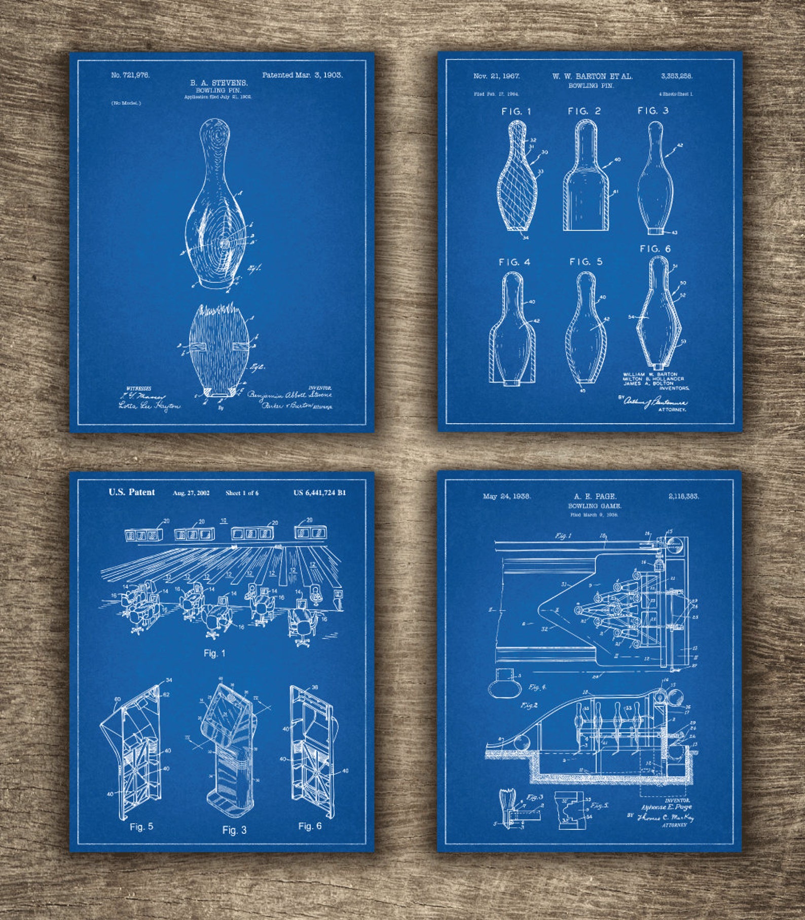 Bowling Blueprint Poster Blueprint Bowling Print Blueprint - Etsy