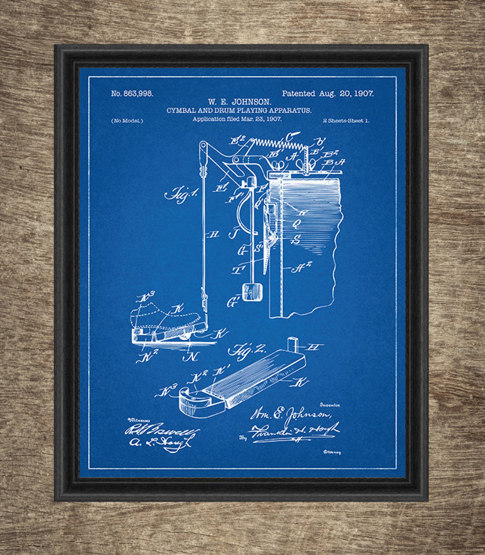 Drum Blueprint Set Drum Blueprint Music Blueprint Drummer - Etsy