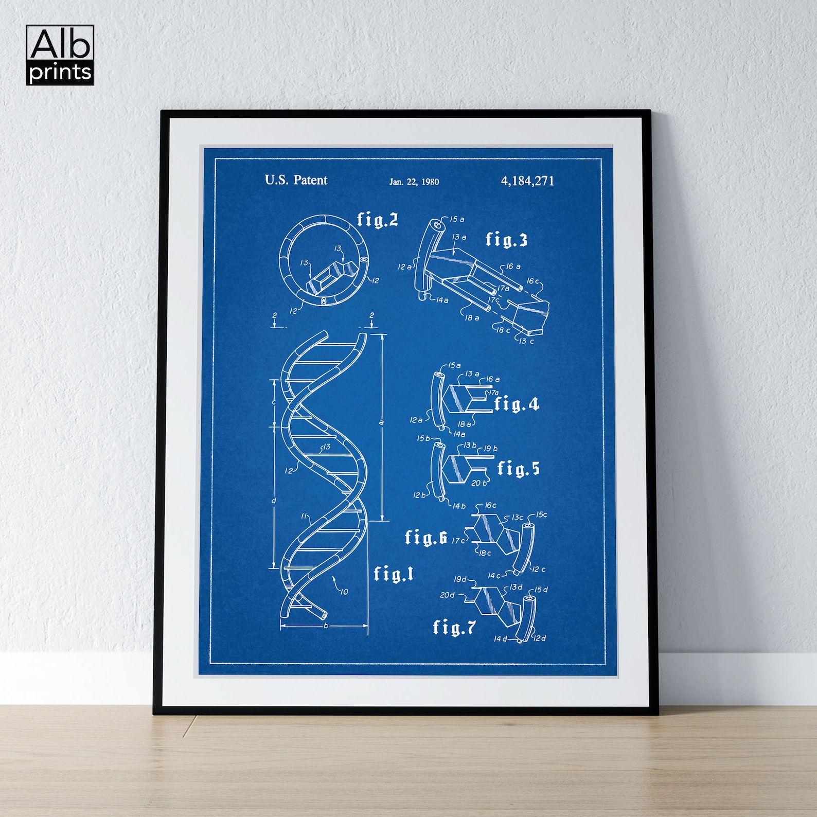 DNA and RNA Genetics Patent Printable Printable Blueprint - Etsy