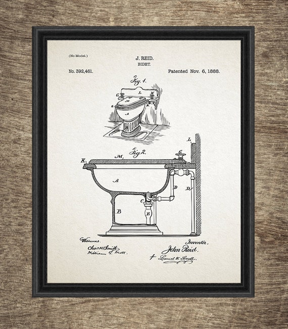 Vintage Toilet Art Vintage Bathroom Signs Wall Art & Décor | Zazzle