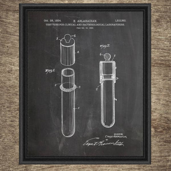 Test Tube Poster - Etsy