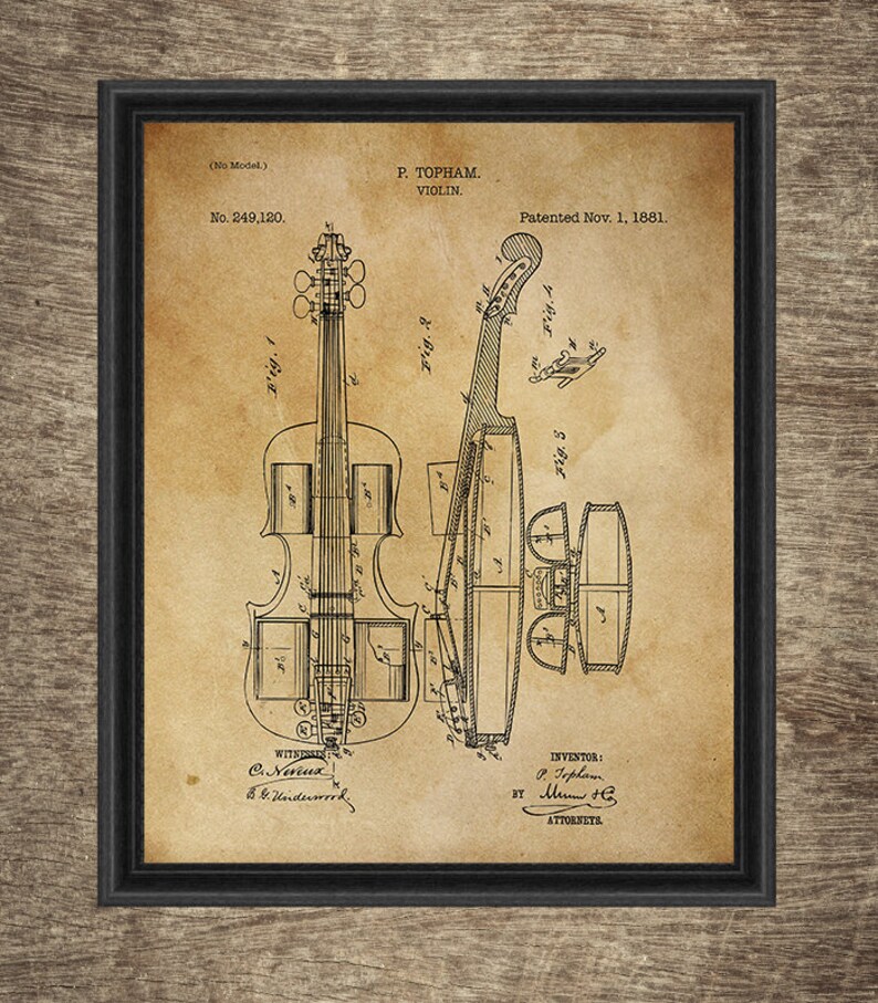 Vintage Violin Wall Decor Violin Printable Violin Poster | Etsy