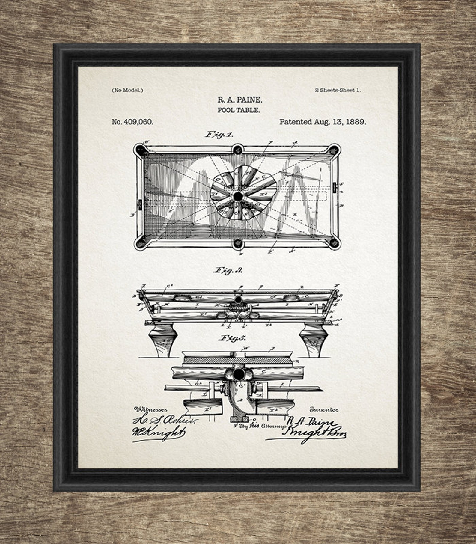 Pool Table Wall Art Billiards Room Decor Pool Poster Decor | Etsy