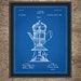 Coffee Making Machine Blueprint Coffee Urn Coffee Pot - Etsy