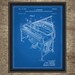 Piano Blueprint Set of 6 Prints Piano Wall Decor Piano - Etsy