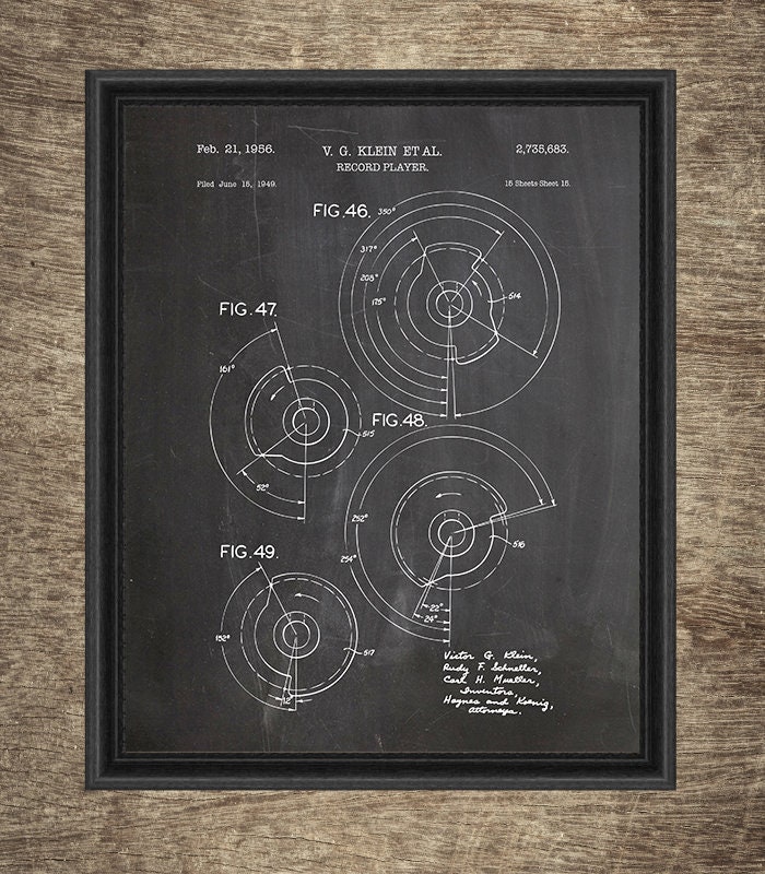 DJ Turntable Set of 6 Posters Record Player Poster Turntable | Etsy