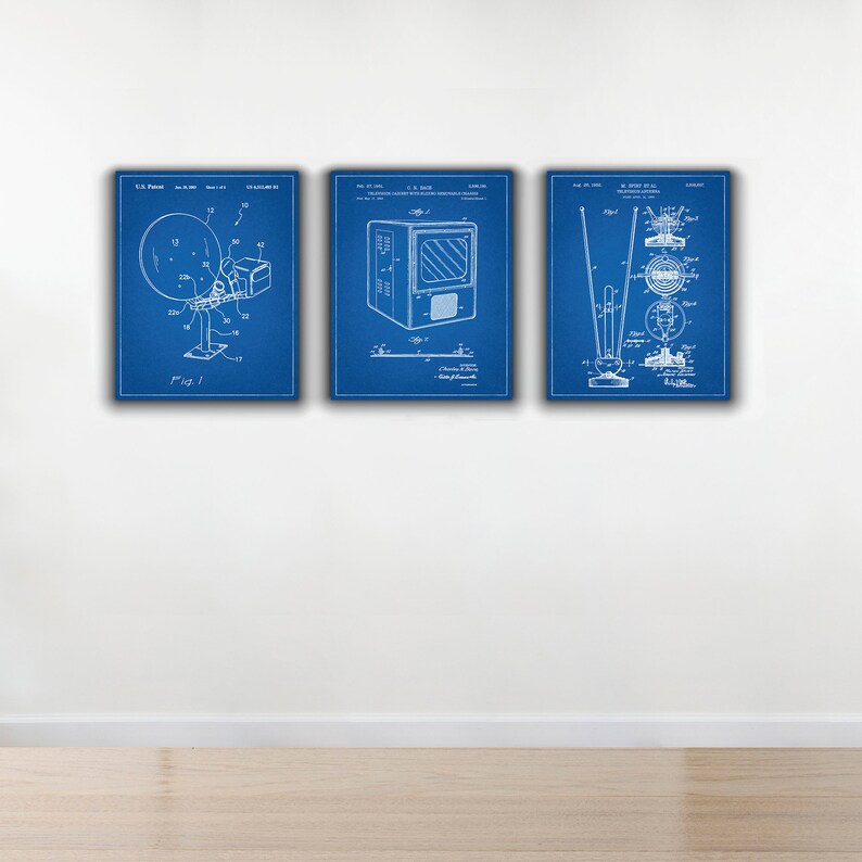 TV Antenna Blueprint Satellite Blueprint TV Blueprint TV - Etsy
