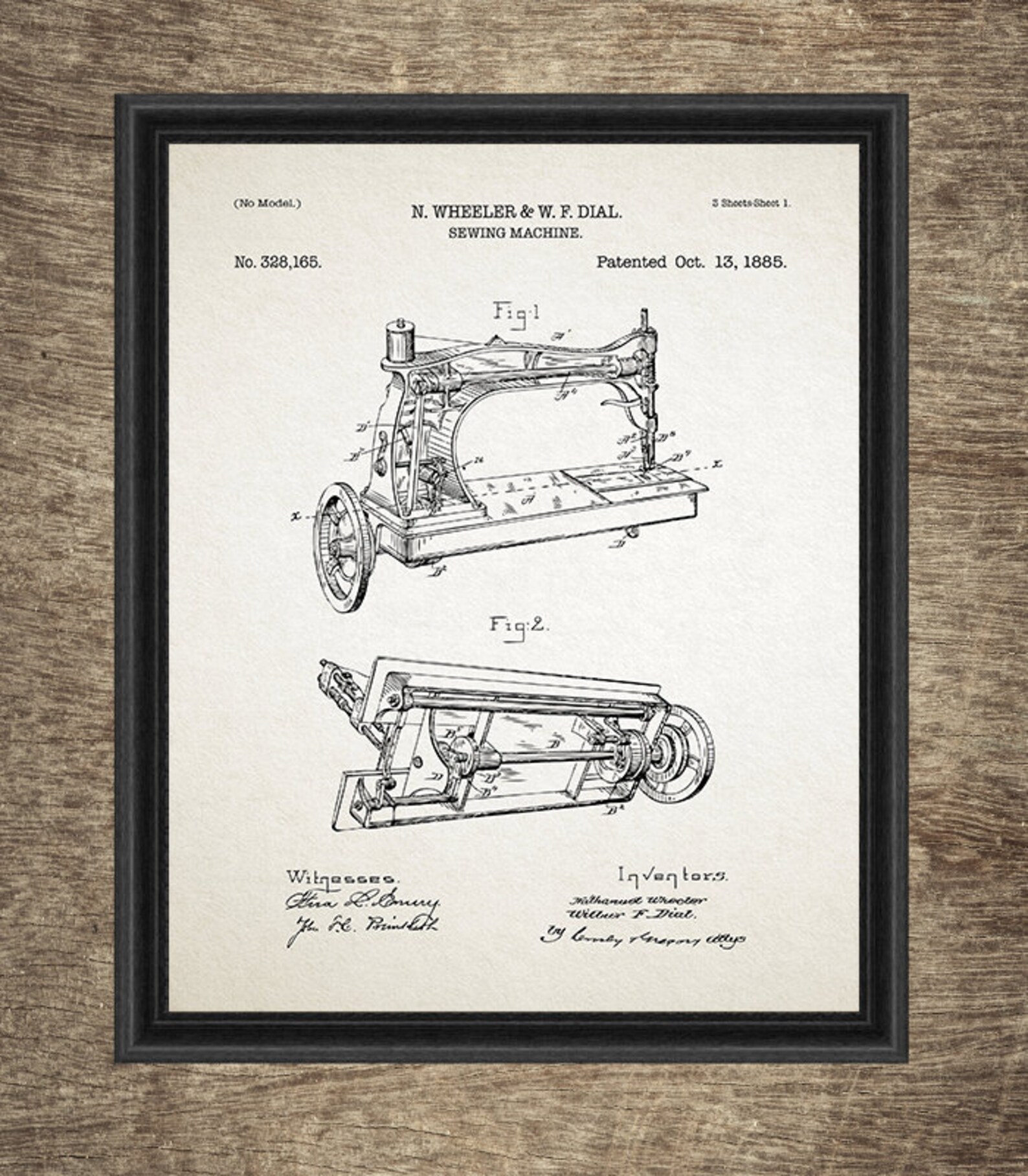 Sewing Wall Decor Sewing Machine Sewing Patent Sewing - Etsy