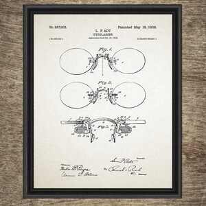 Optometry Wall Decor, Glasses Wall Art, Optometrist Office Art ...