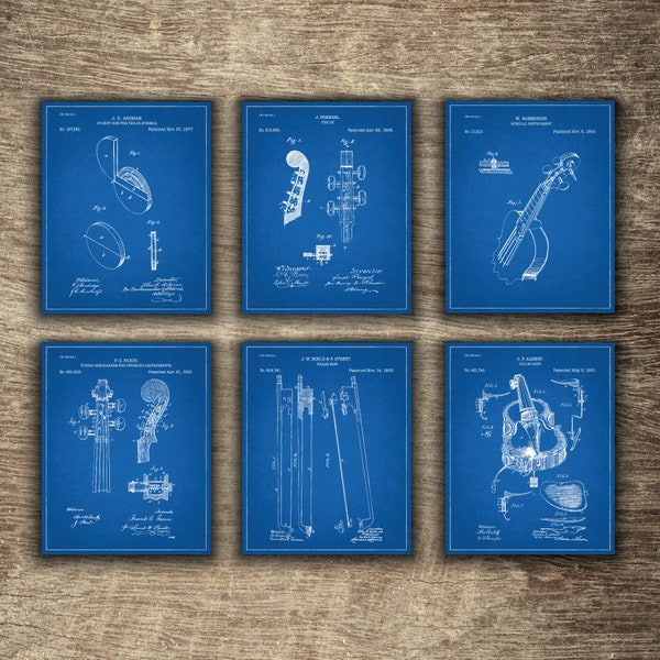 Violin Blueprint - Etsy