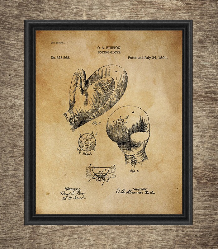 Vintage Boxing Poster Boxing Gloves Boxing Punch Bag Boxer | Etsy