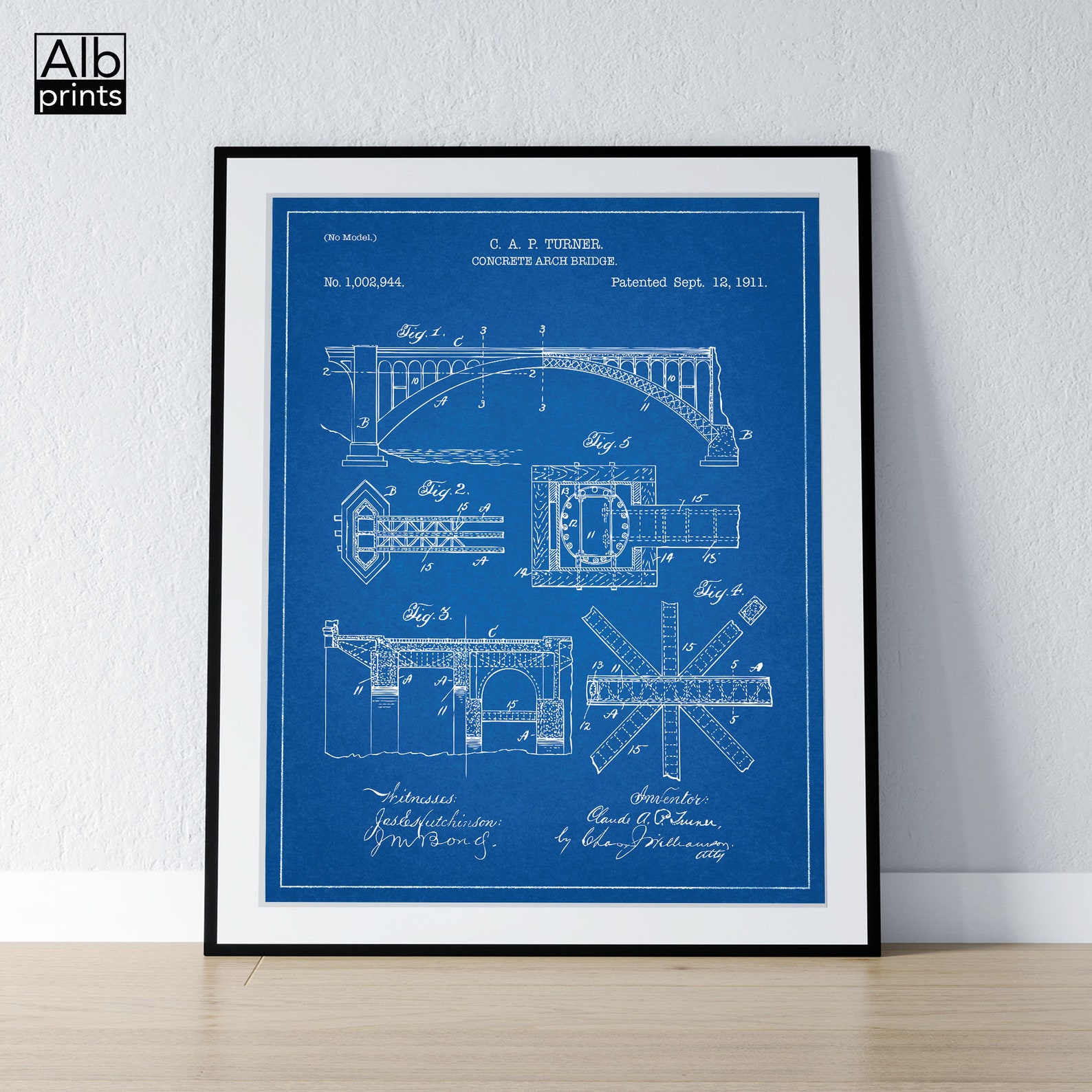 Bridge Set of 6 Blueprints Gift For Civil EngineerBridge | Etsy