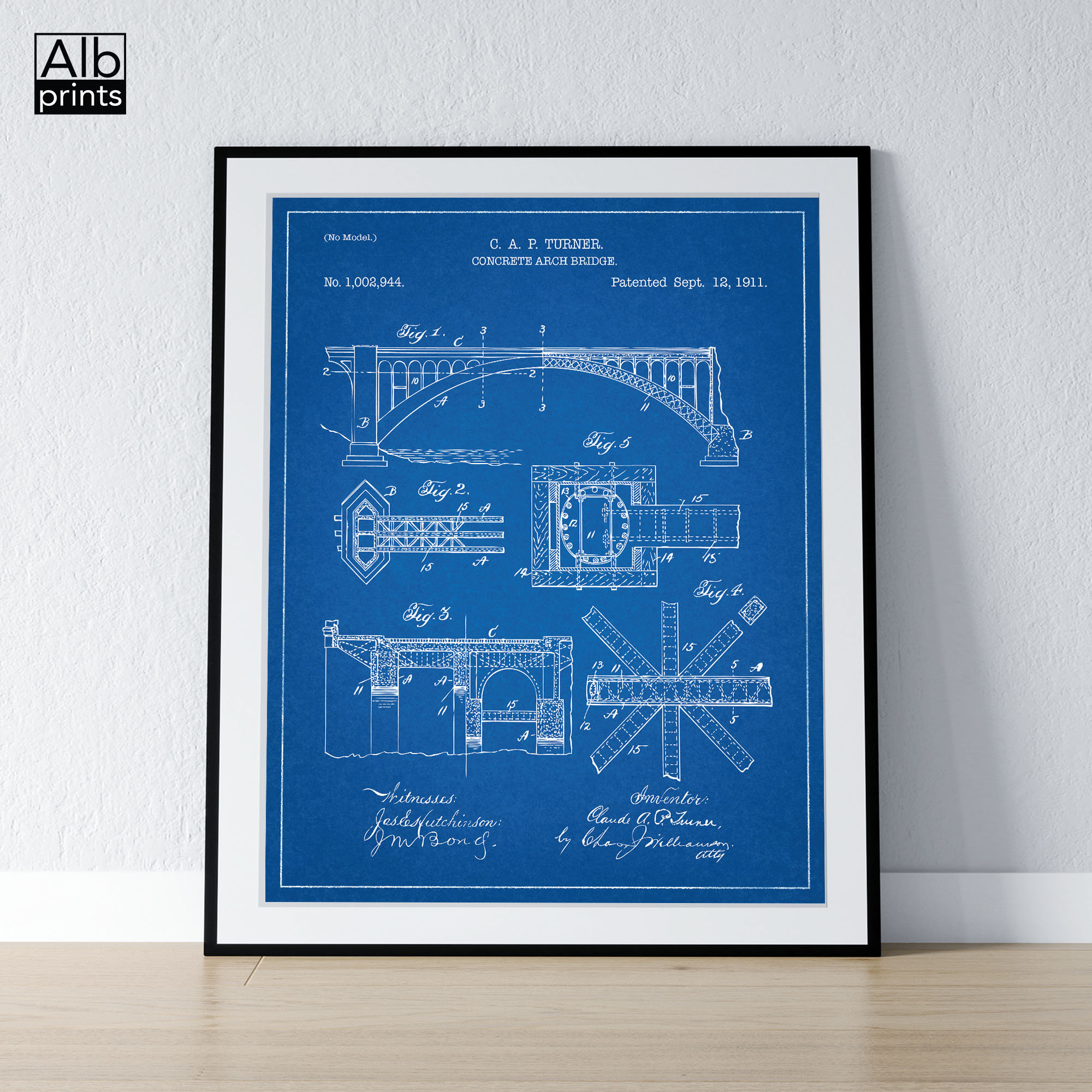 Bridge Set of 6 Blueprints Gift For Civil EngineerBridge | Etsy