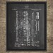 Flute Patent Print Flute Poster Flute Gift Flute Blueprint - Etsy
