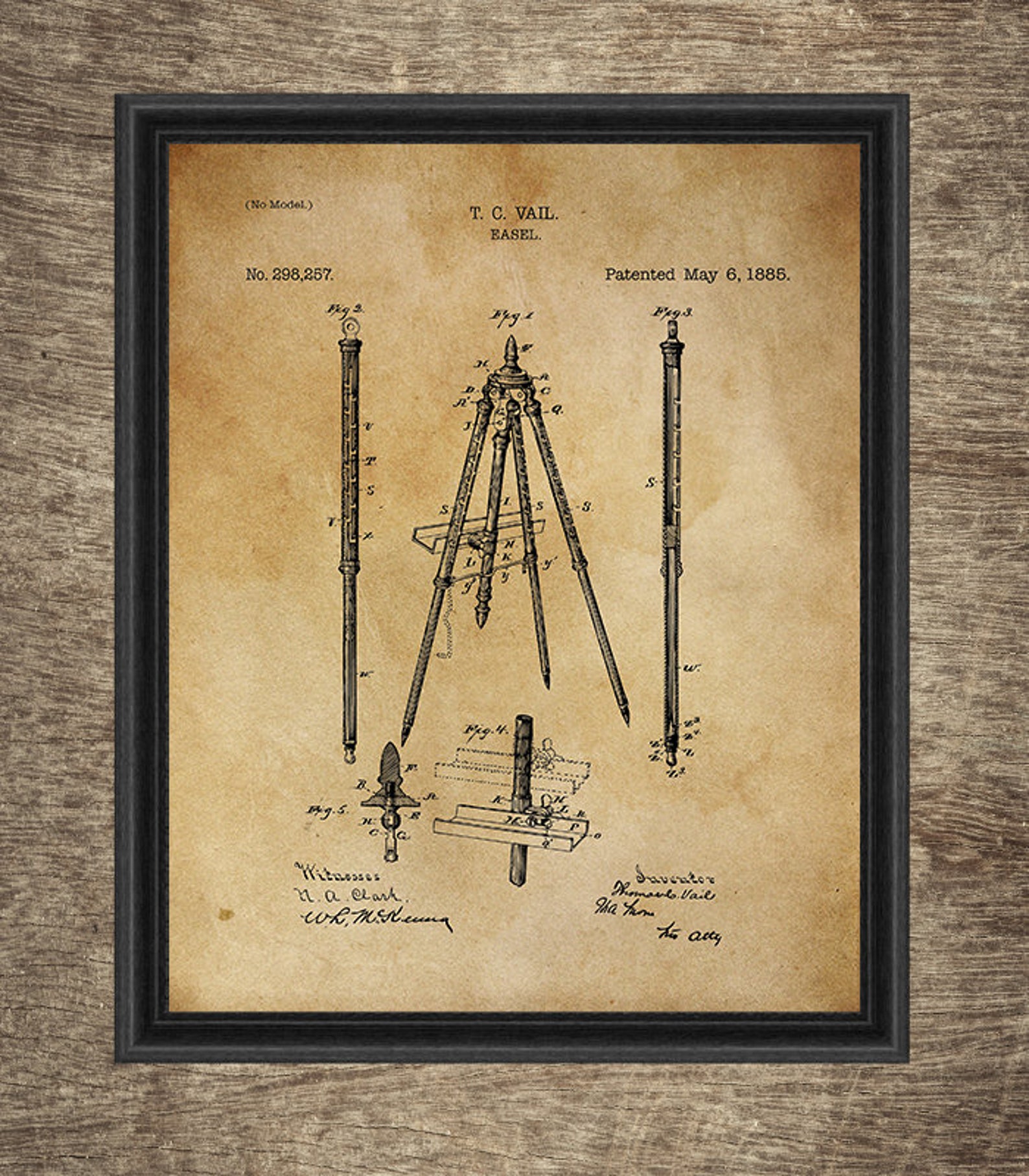 Vintage Surveyor Decor Compass Poster Surveyor Instruments - Etsy