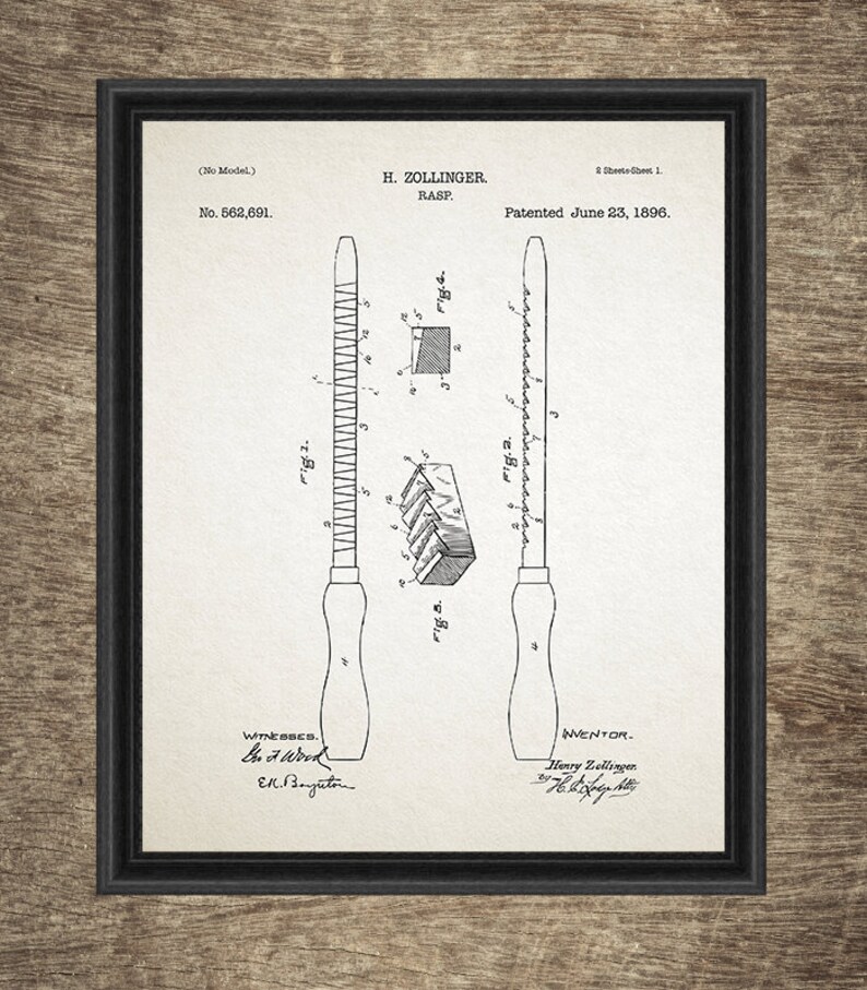 Wood Working Patent Prints Wood Working Tools Carpenter Tool | Etsy