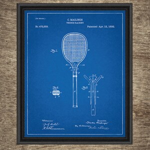 Tennis Blueprint, Tennis Racket Blueprint, Tennis Decorations, Tennis ...