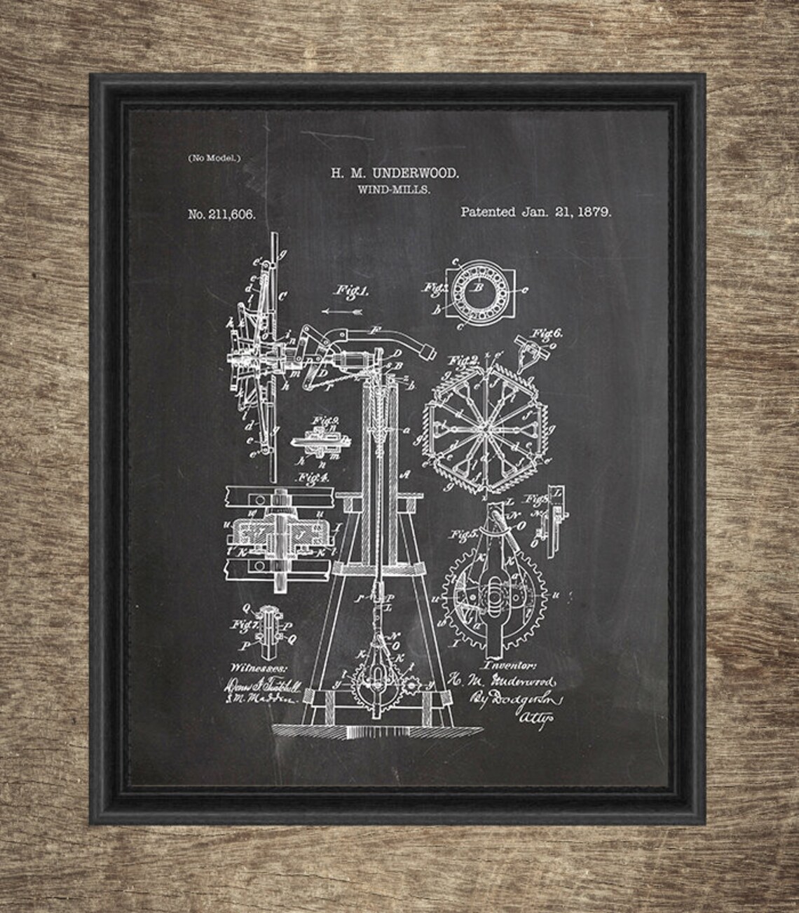 Windmill Set of 6 Posters Farmhouse Decor Windmill Wall - Etsy