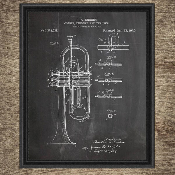 Trumpet Art - Etsy