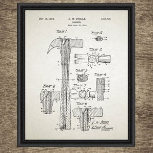 Woodworking Tools Patent Print, Woodworking Gift Idea, Carpentry Wall ...