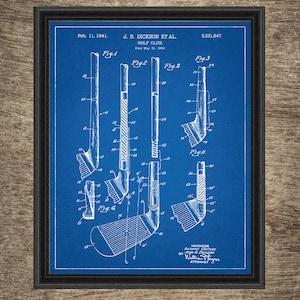 Golf Blueprint Patent, Golf Wedges Blueprint, Golf Clubs Blueprint ...