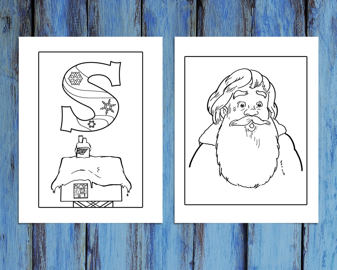 Christmas Coloring Book PDF 50 Printable Christmas Coloring Pages for ...