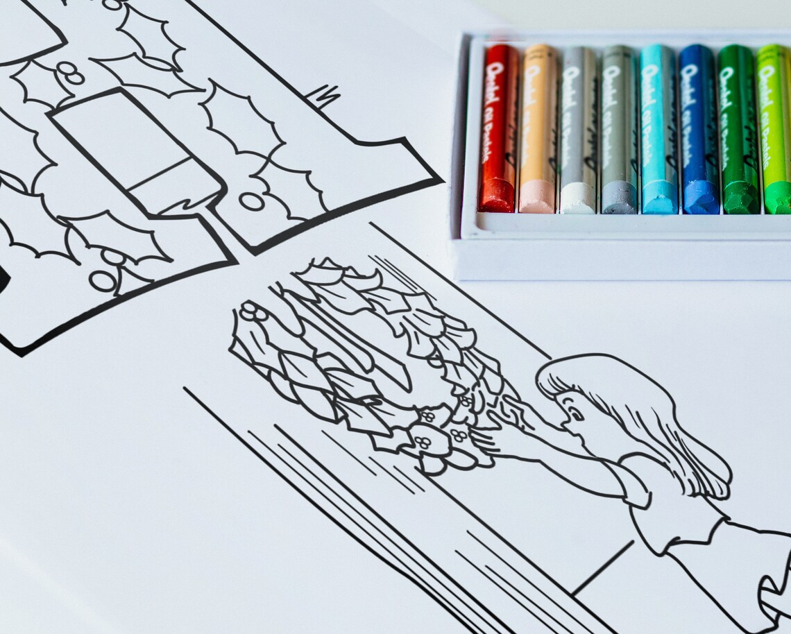 Christmas Coloring Book PDF 50 Printable Christmas Coloring Pages for ...