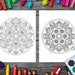 Adult Coloring Book PDF Adult Mandala Coloring Book 100 Printable ...